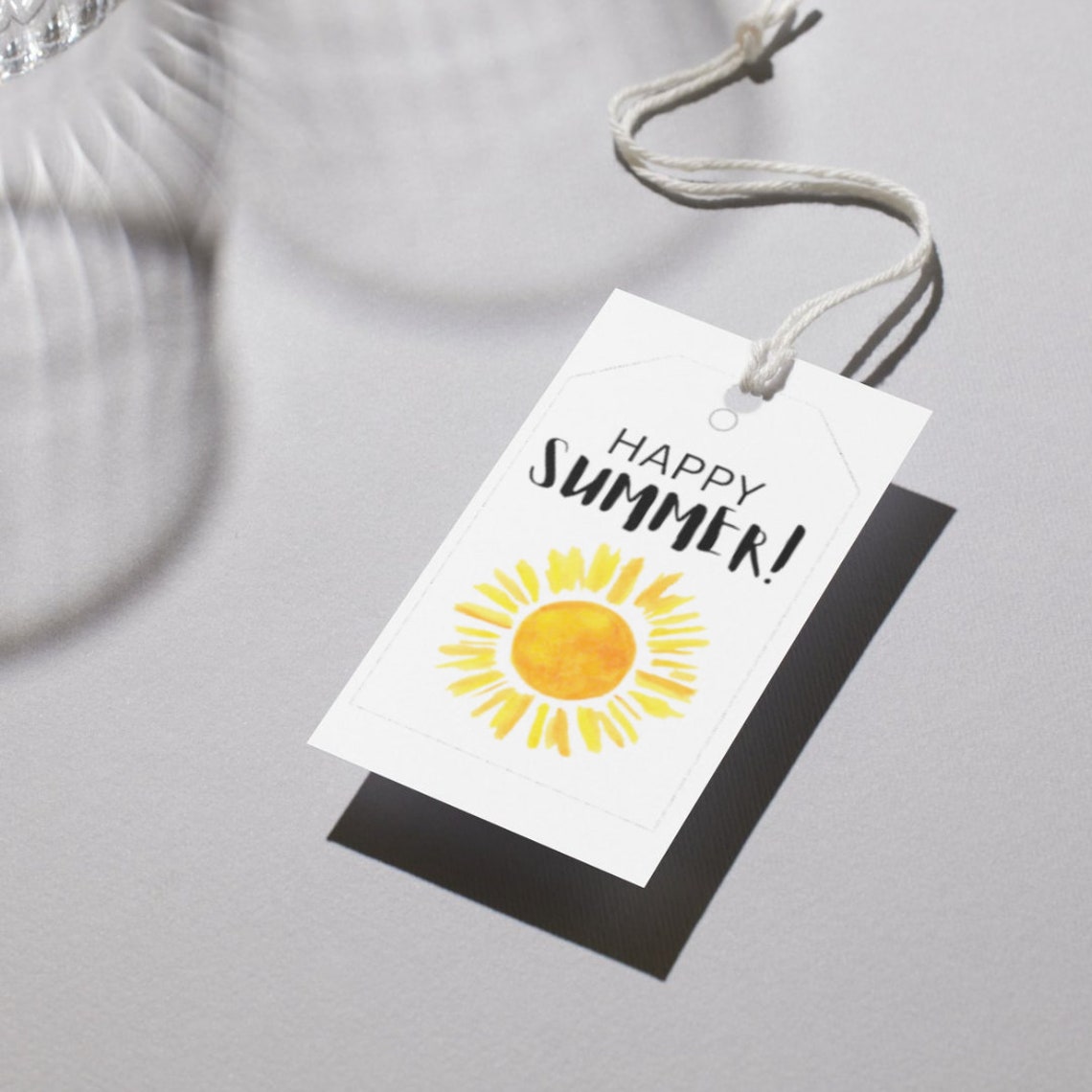 Happy Summer Favor Tags Classroom Gift Tags, Favor Tags Sunshine ...