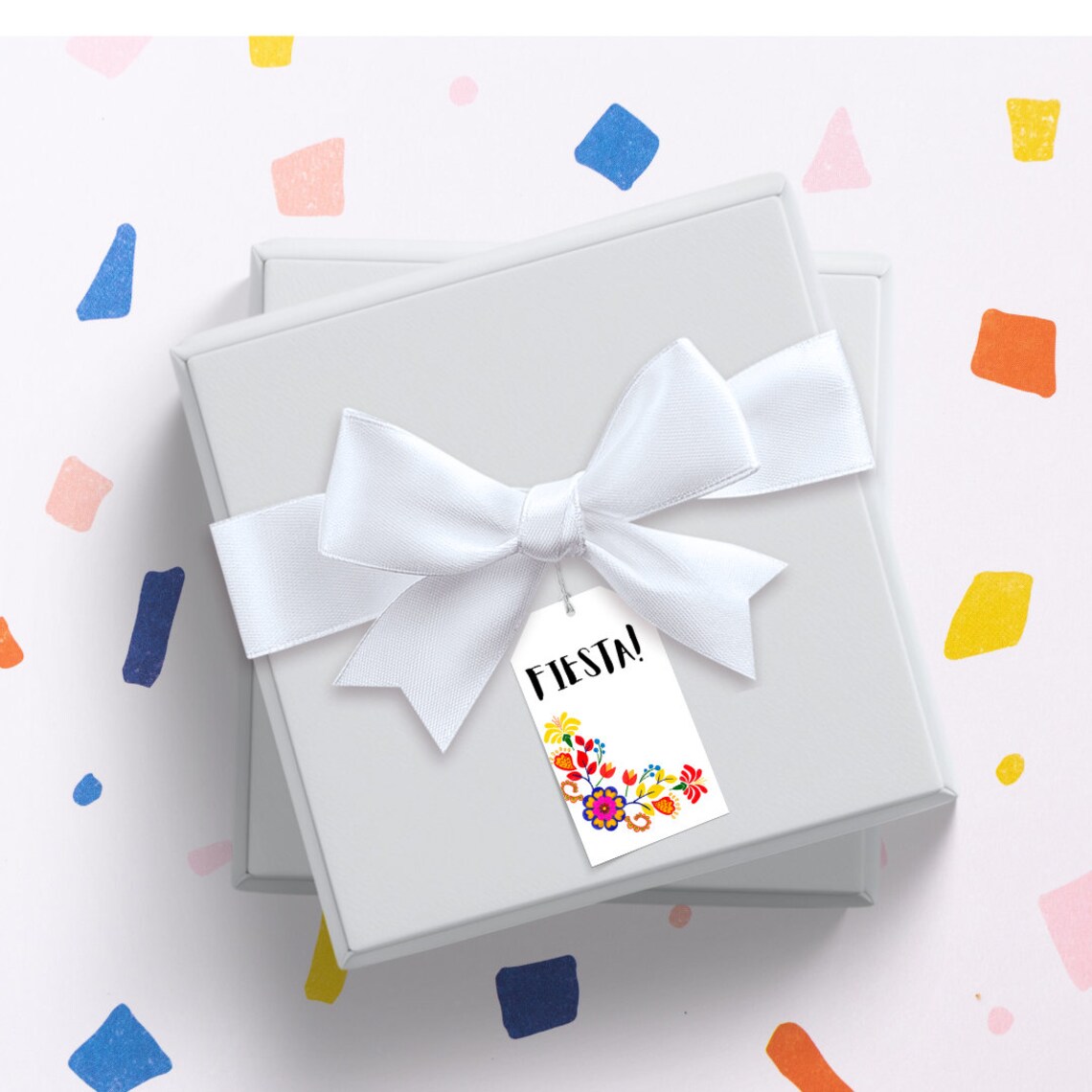 Printable Fiesta Party Favor Tags Fiesta Themed Baby Shower Tags Thank ...