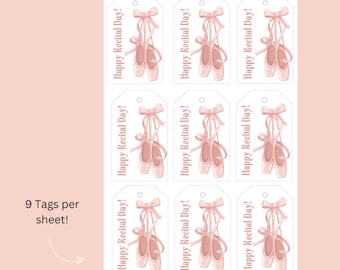 Dance Recital Gift Tag - Etsy