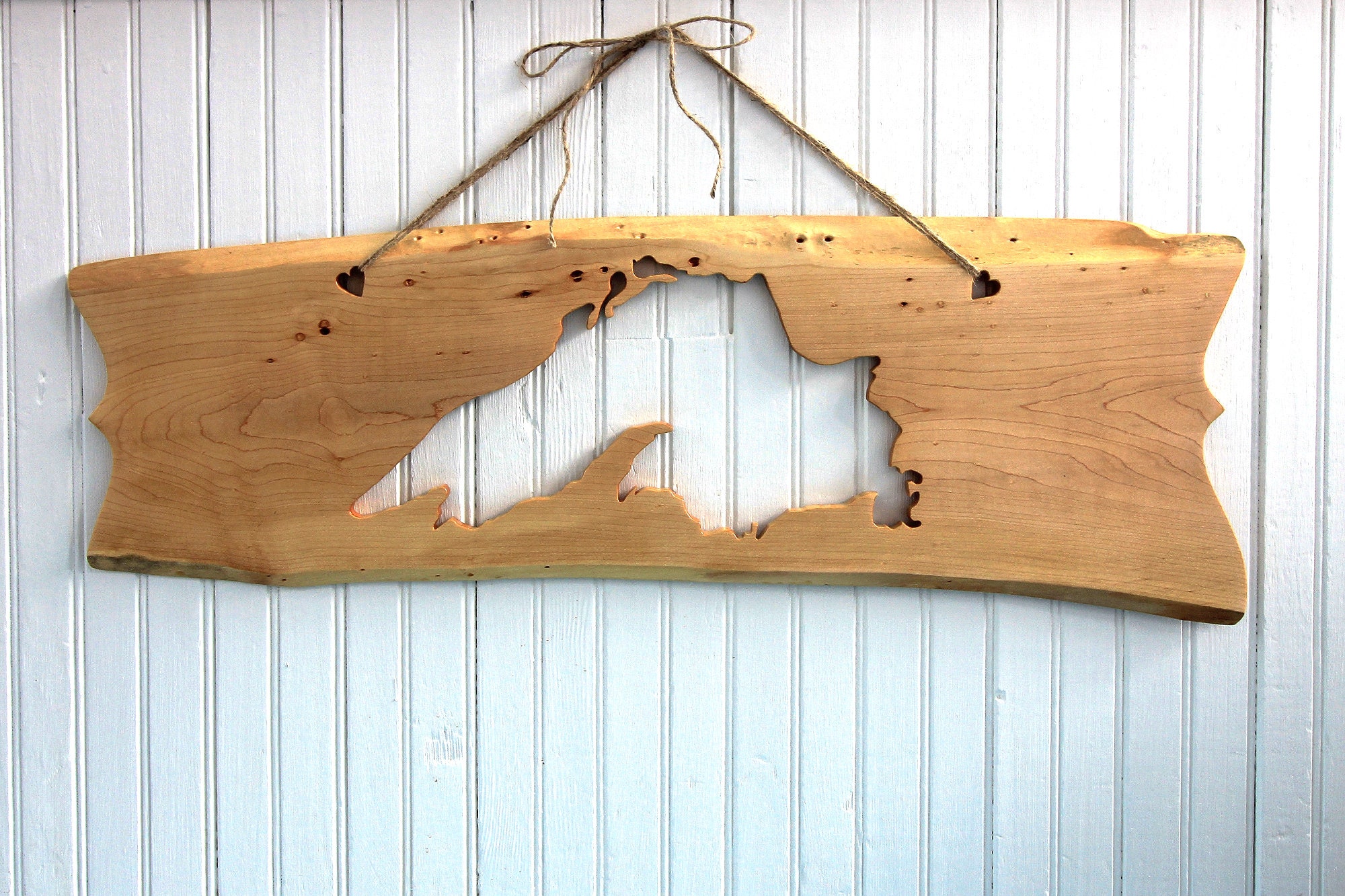 Lake Superior Sign Wall Hanging Birds Eye Maple Art Great | Etsy