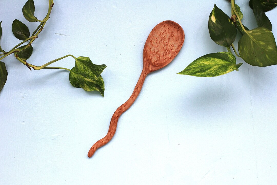Wooden Spoon Birds Eye Maple Art Kitchen Decor Handmade - Etsy