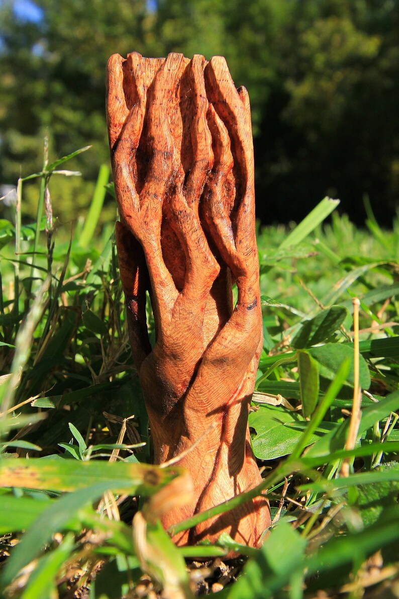 Wooden Pipe, Handcarved Pipe, Cherry Burl Pipe, Smoking Pipe, Tobacco ...