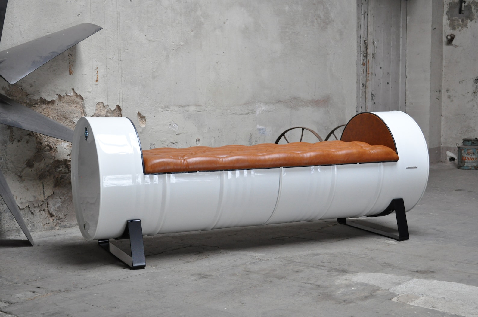 Barrel Bench Made of Brand New 200 Ltr. Barrels Barrel Bench - Etsy