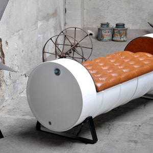 Barrel Bench Made of Brand New 200 Ltr. Barrels Barrel Bench - Etsy