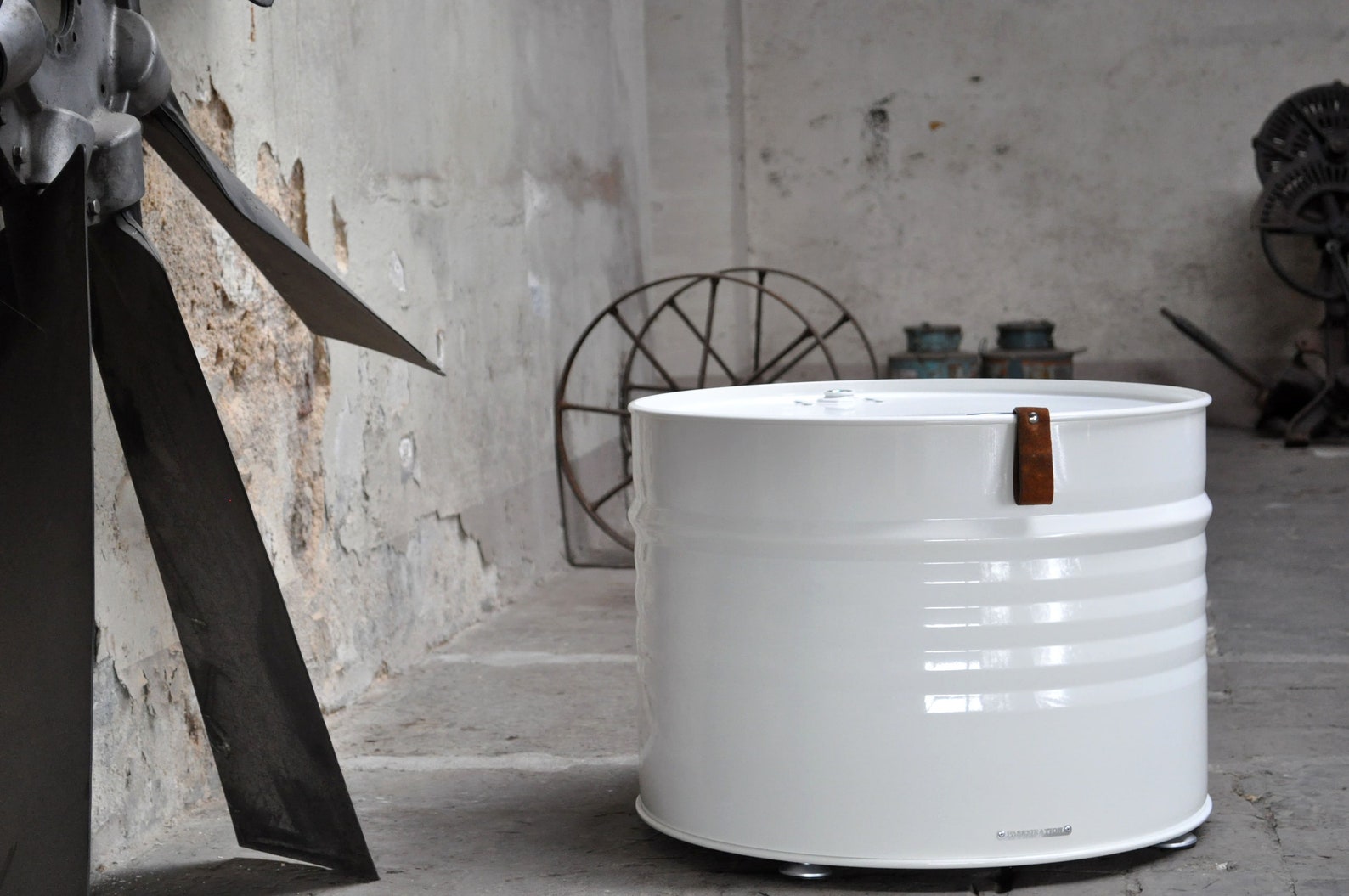 Barrel chest laundry chest made of brand new 200 ltr. Barrel | Etsy