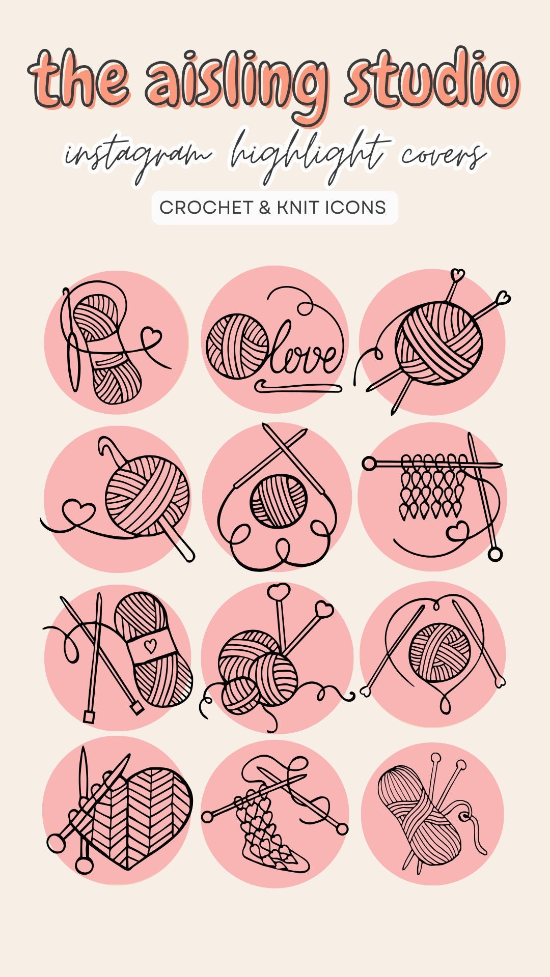 12 Story Highlight Covers Instagram Story Highlight Covers - Etsy