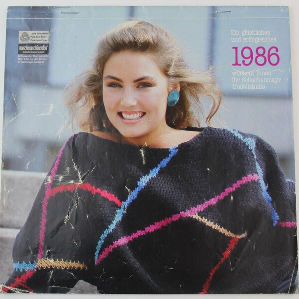 1986 Calendar - Etsy