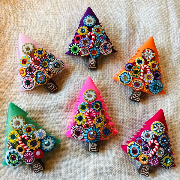 Christmas Tree Pin - Etsy