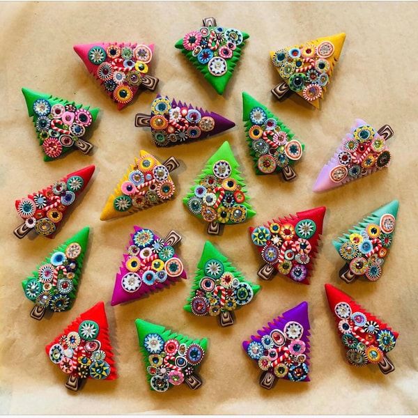 Christmas Tree Pin - Etsy