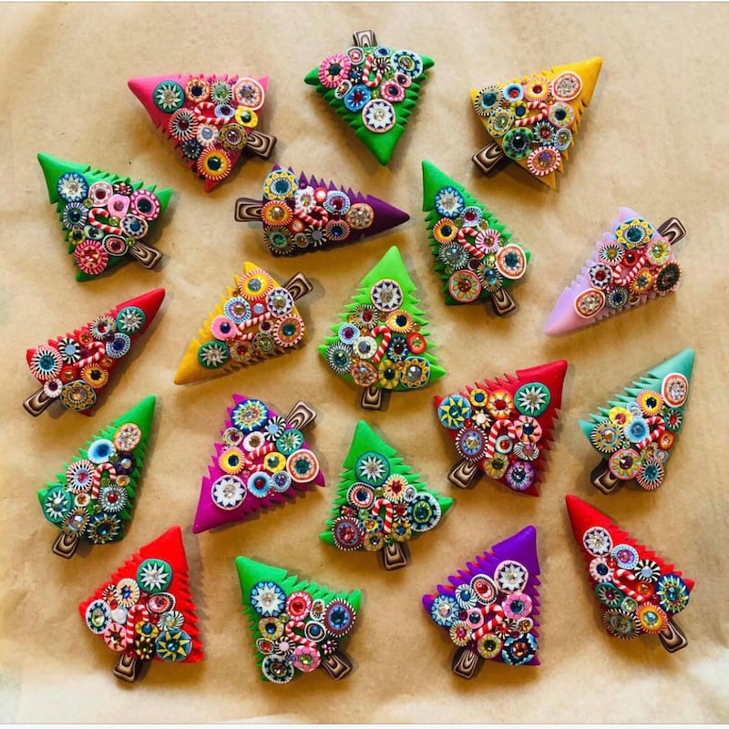 Christmas Tree Pin - Etsy