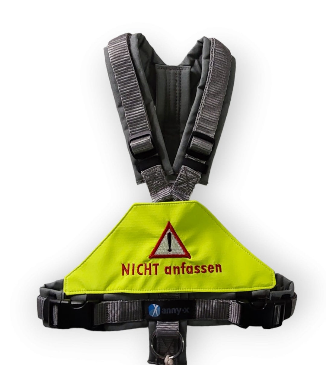 Warning Blanket Velcro for Dogs Harness Neon Yellow do NOT Touch - Etsy