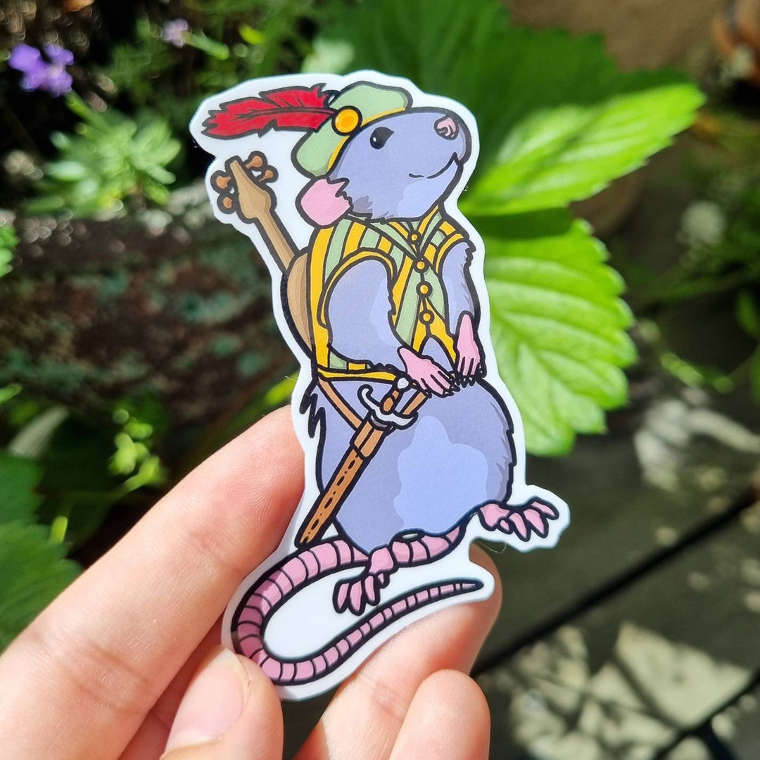 Dnd Bard Rat Class Sticker 1 Durable Vinyl Decal - Etsy
