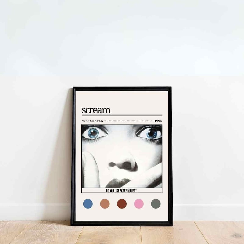 Scream Movie Poster Framed - Etsy UK