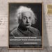 ALBERT EINSTEIN Poster Inspirational Motivational Quote Art Print ...