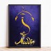 Aladdin Musical Poster Print, Aladdin Broadway Theatre Print, London ...