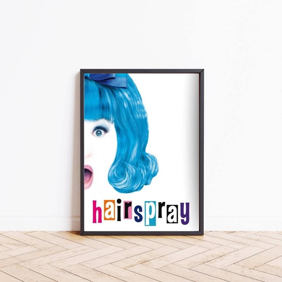 Hairspray Musical Print, Hairspray Poster, Broadway Musical Theater ...