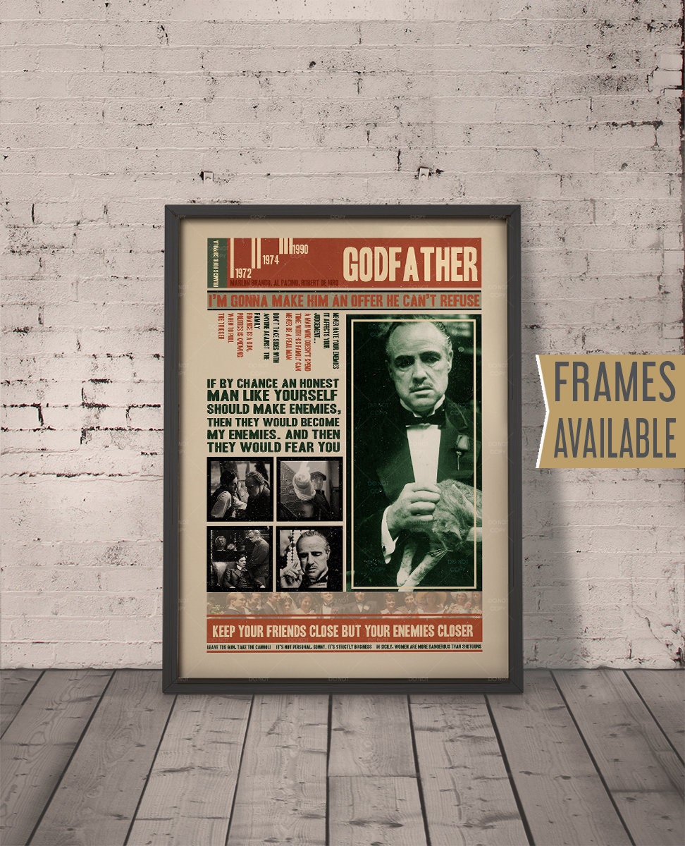 Godfather Posters Framed