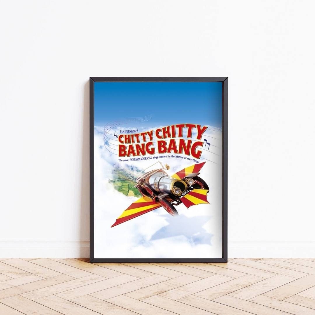 Chitty Chitty Bang Bang Musical Poster, Broadway Theatre Print, London ...