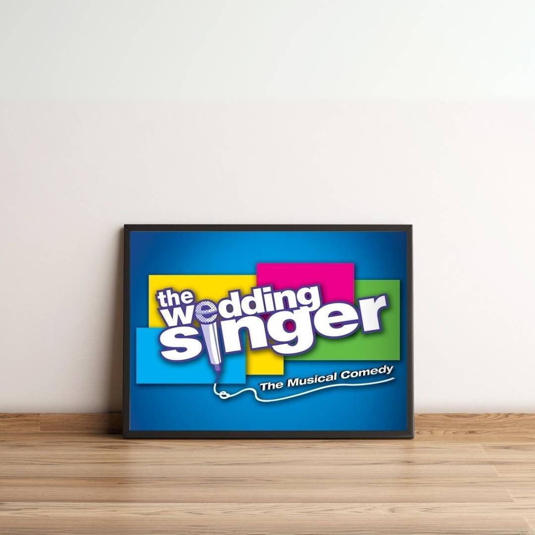 Wedding Singer Musical Print, Comedy Musical Poster, Broadway Theatre ...