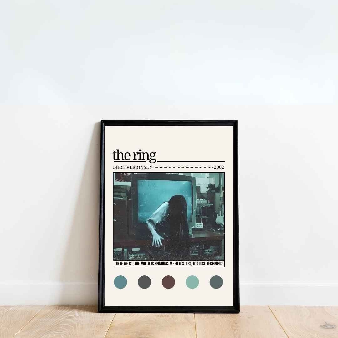 The Ring 2002 Poster | Minimalist Cult Movie Quote Poster | Classic Horror Film Print ...