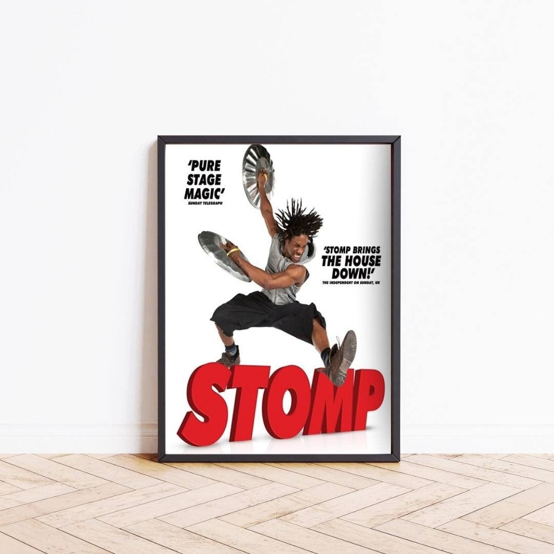 Stomp Musical Print, Stomp Poster, Broadway Theatre Print, London West ...
