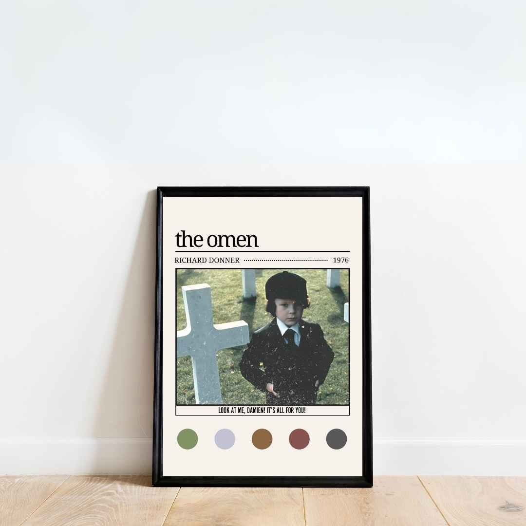 The Omen Movie Poster | Alternative Omen 1976 Movie Poster | Classic ...