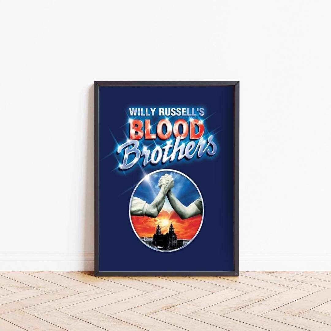 Blood Brothers Musical Poster Print, Broadway Theatre Print, London ...