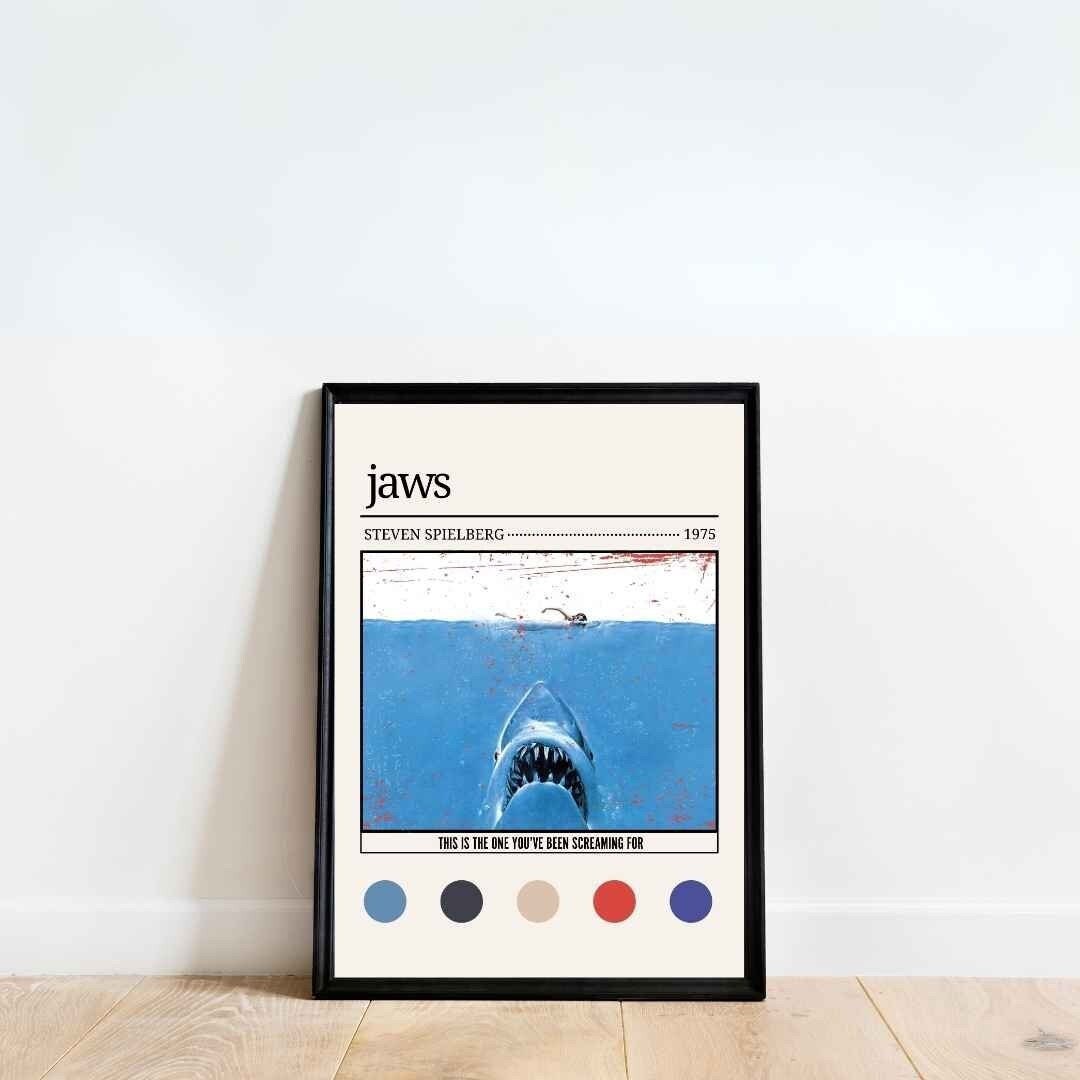 Jaws Poster | Minimalist Cult Movie Quote Poster | Jaws Film Poster ...
