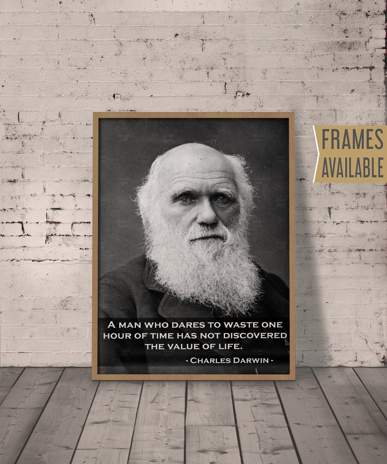 CHARLES DARWIN Poster Charles Darwin Inspirational Quote - Etsy UK