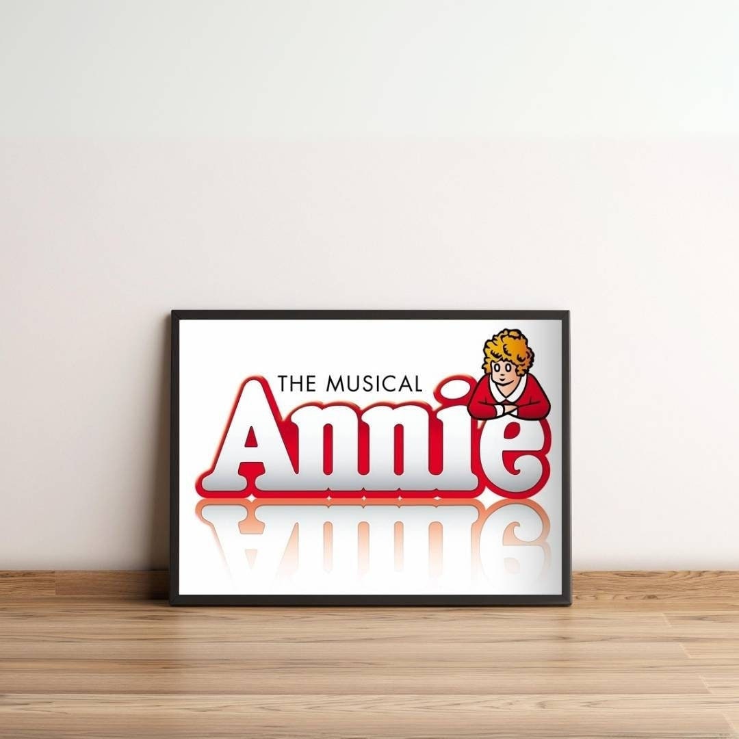 Annie Musical Poster Print, Annie Broadway Theatre Print, London West ...
