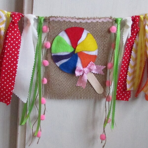 Lollipop Banner - Etsy