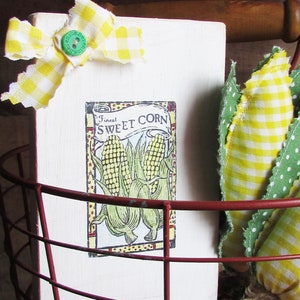 MINI Sign Corn Tiered Tray Decor Wood Sign Farmhouse Tray Decoration ...