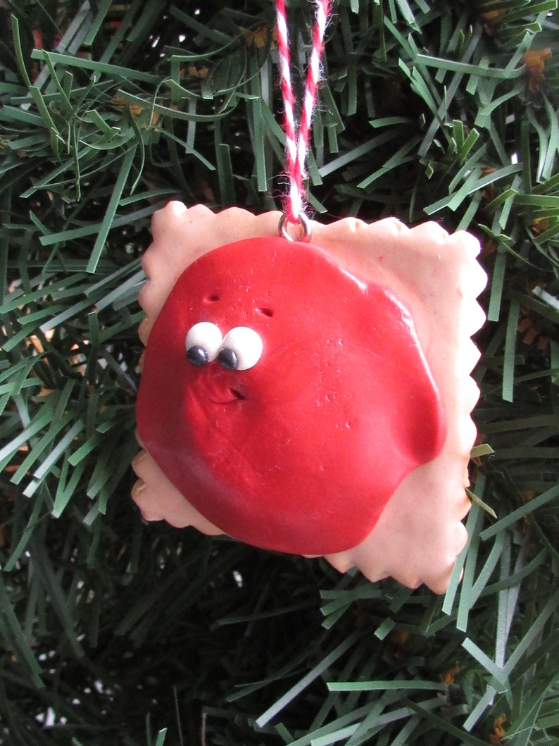 Ravioli Christmas Ornament Italian Food Ornament Charm Funny Food ...