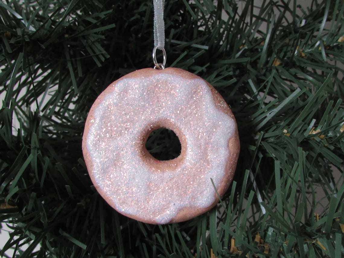 Donut Christmas Ornament Donut Ornament Doughnut Ornament | Etsy