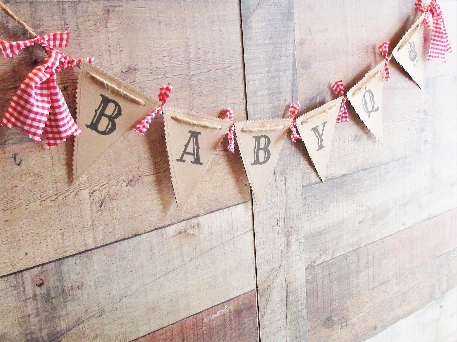 Babyq Banner Babyq Baby Shower Baby Q BBQ Barbeque Baby Shower Banner ...