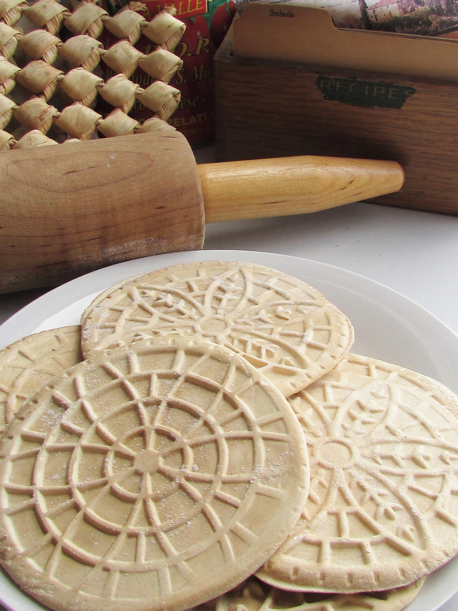 Fake Pizzelle Cookies for Display Faux Cookie Italian Pizzelles Food ...