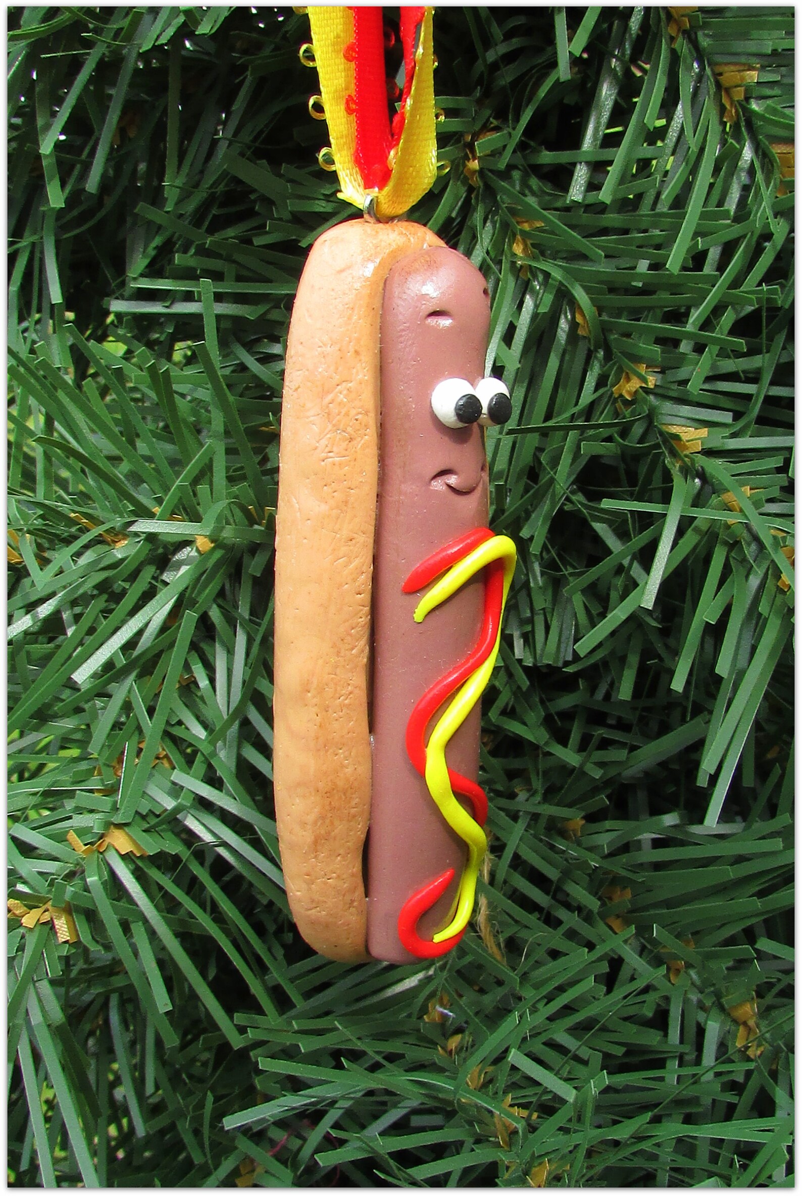 Hot Dog Christmas Ornament Hot Dog Ornament Hot Dog Charm - Etsy