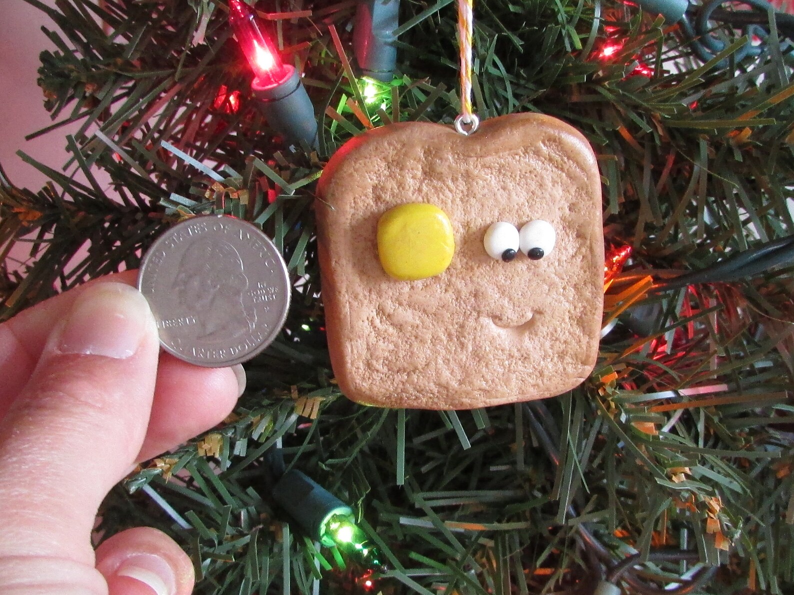 Toast Christmas Ornament Buttered Toast Christmas Ornament - Etsy