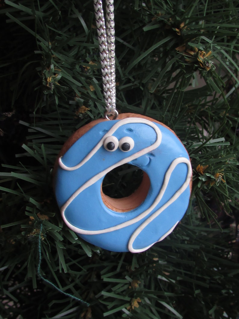 Donut Christmas Ornament Donut Ornament Doughnut Ornament | Etsy
