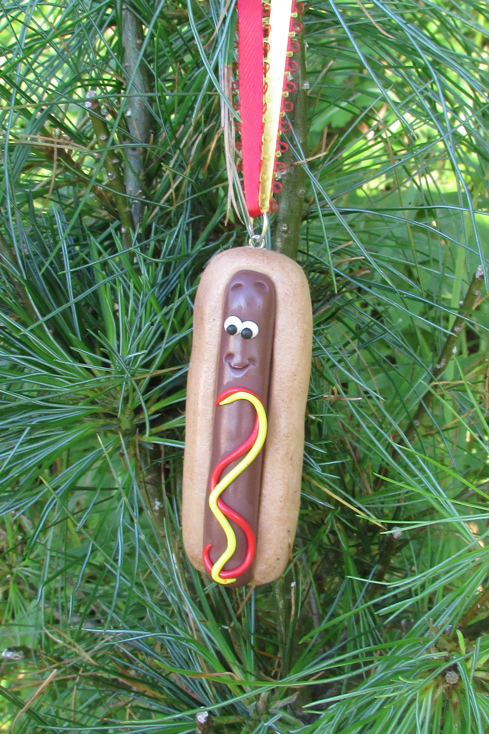 Hot Dog Christmas Ornament Hot Dog Ornament Hot Dog Charm - Etsy