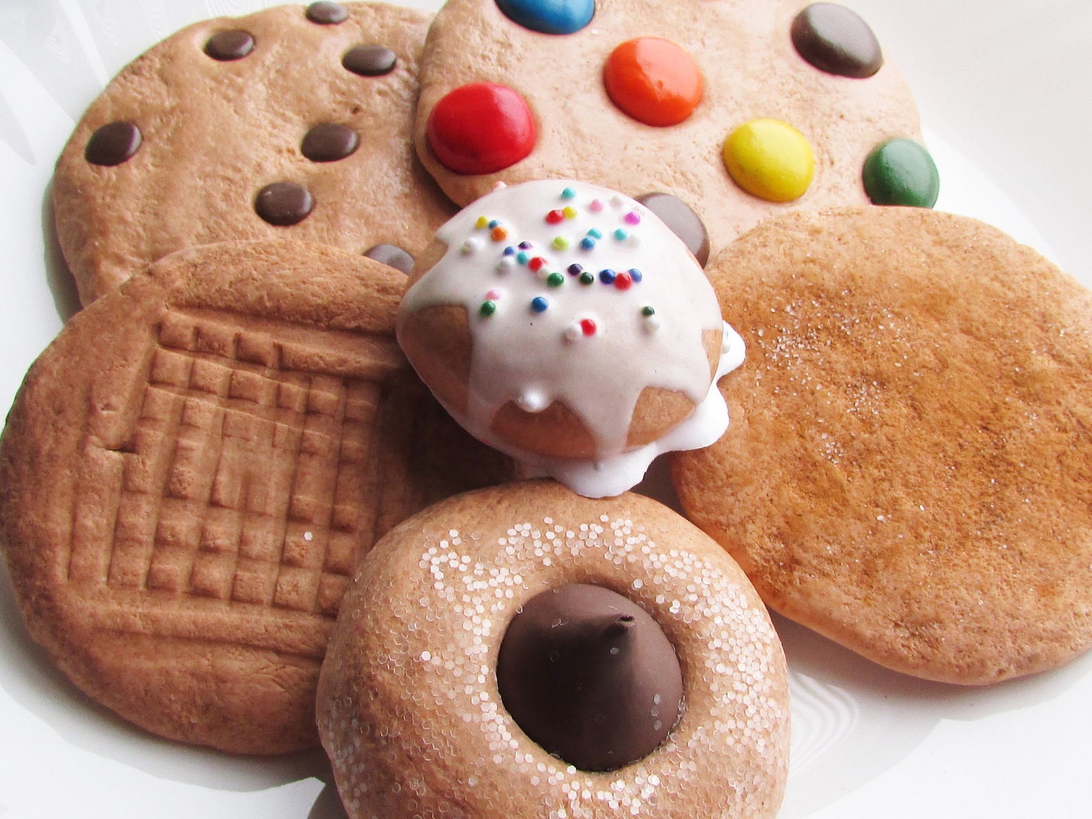 Fake Cookies for Display 6 Piece Set Faux Cookie Food Prop - Etsy