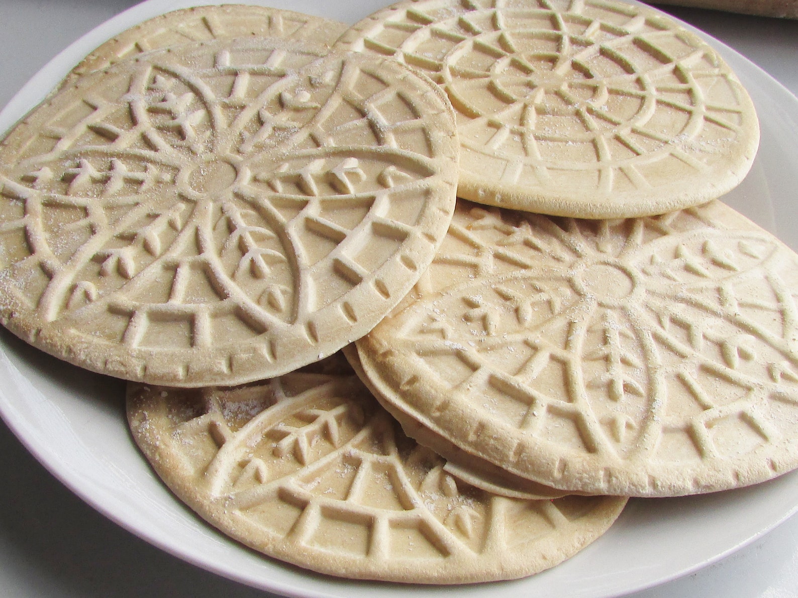 Fake Pizzelle Cookies for Display Faux Cookie Italian Pizzelles Food ...