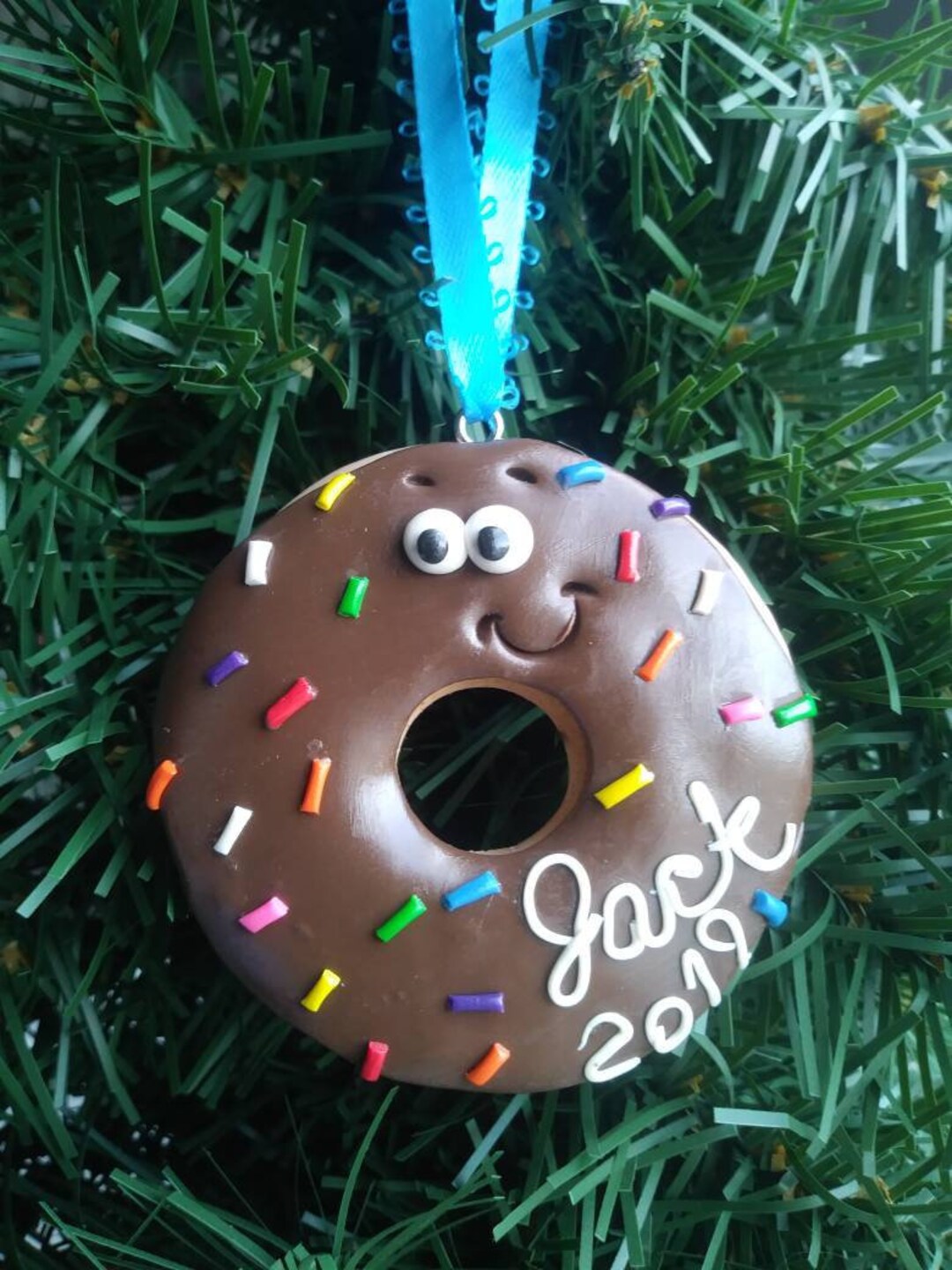 Personalized Donut Ornament Personalized Christmas Ornament - Etsy