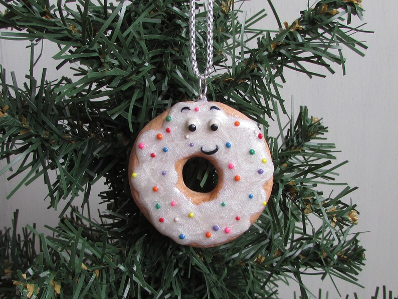 Christmas Donut Ornament Christmas Donut Donut Ornament | Etsy