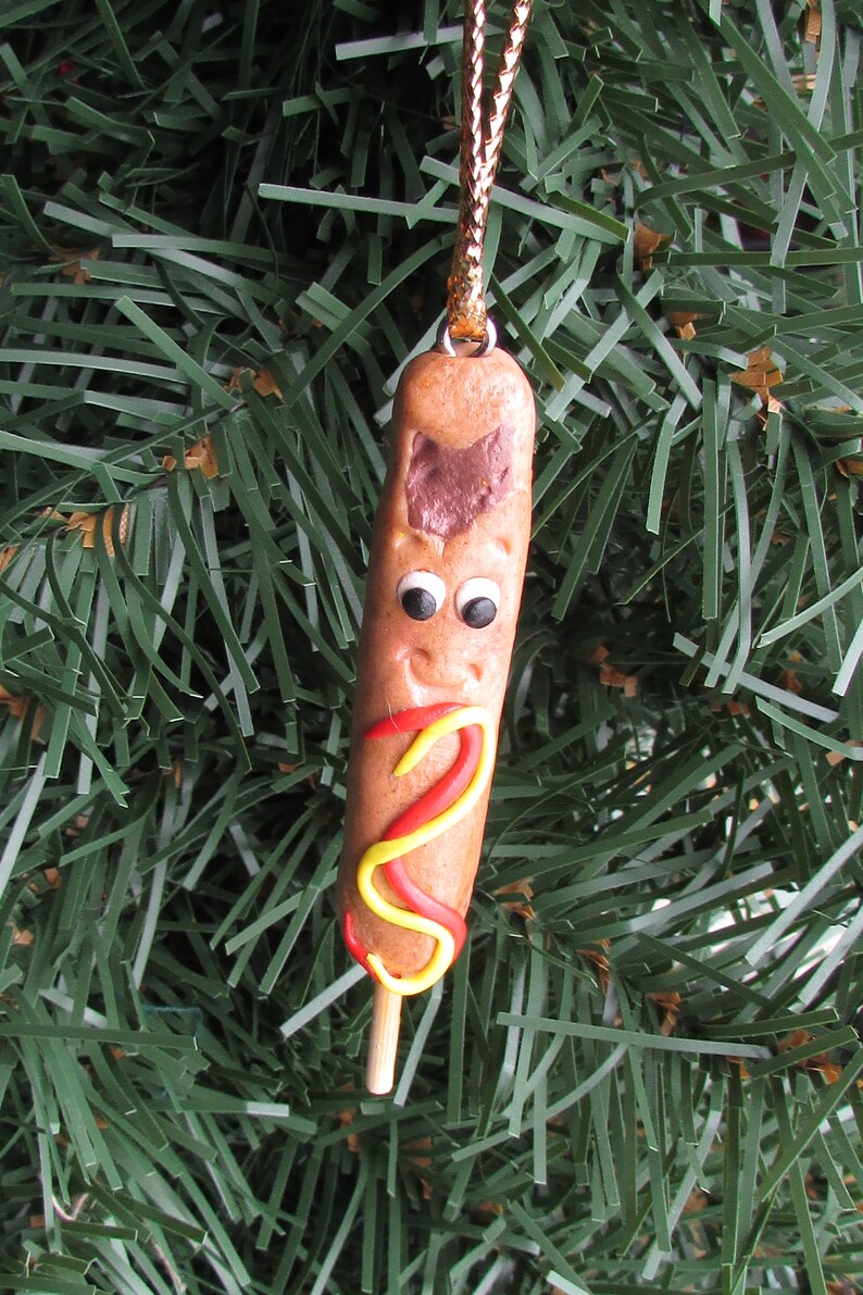Corn Dog Christmas Ornament Food Christmas Ornament Corn Dog Ornament ...