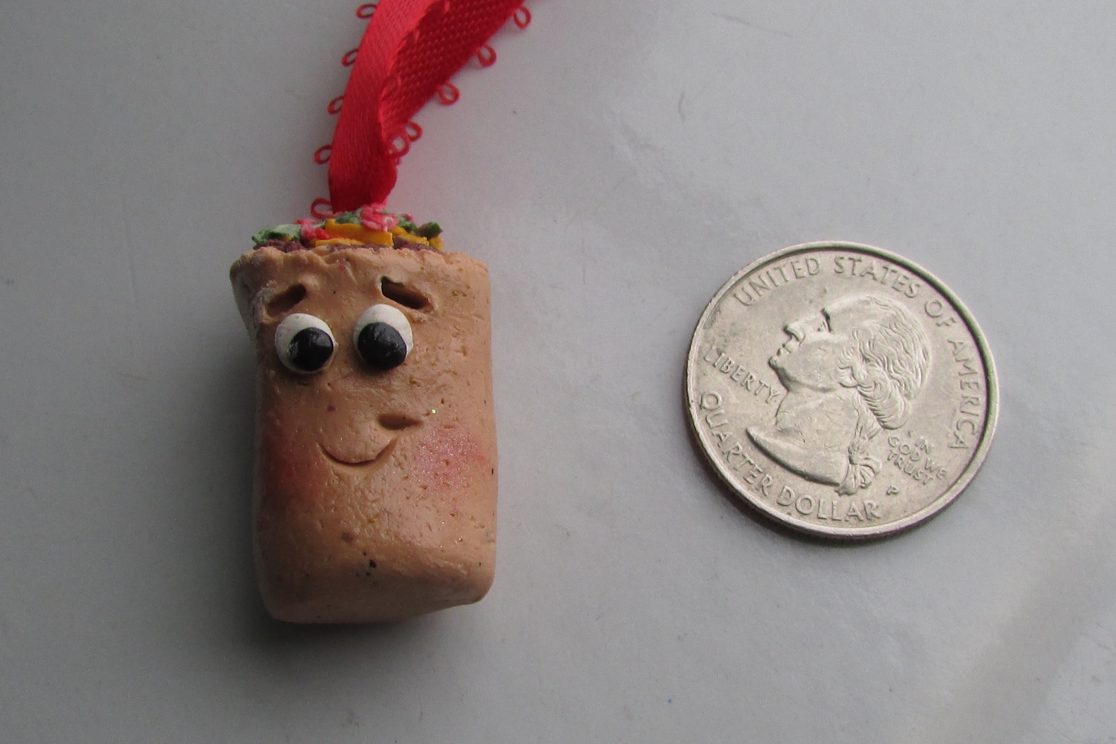 Burrito Christmas Ornament, Burrito Ornament, Burrito Charm, Funny Food ...