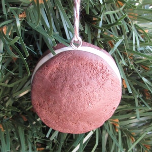 1 MINI Chocolate Gob Cookie Christmas Ornament Christmas Cookie ...
