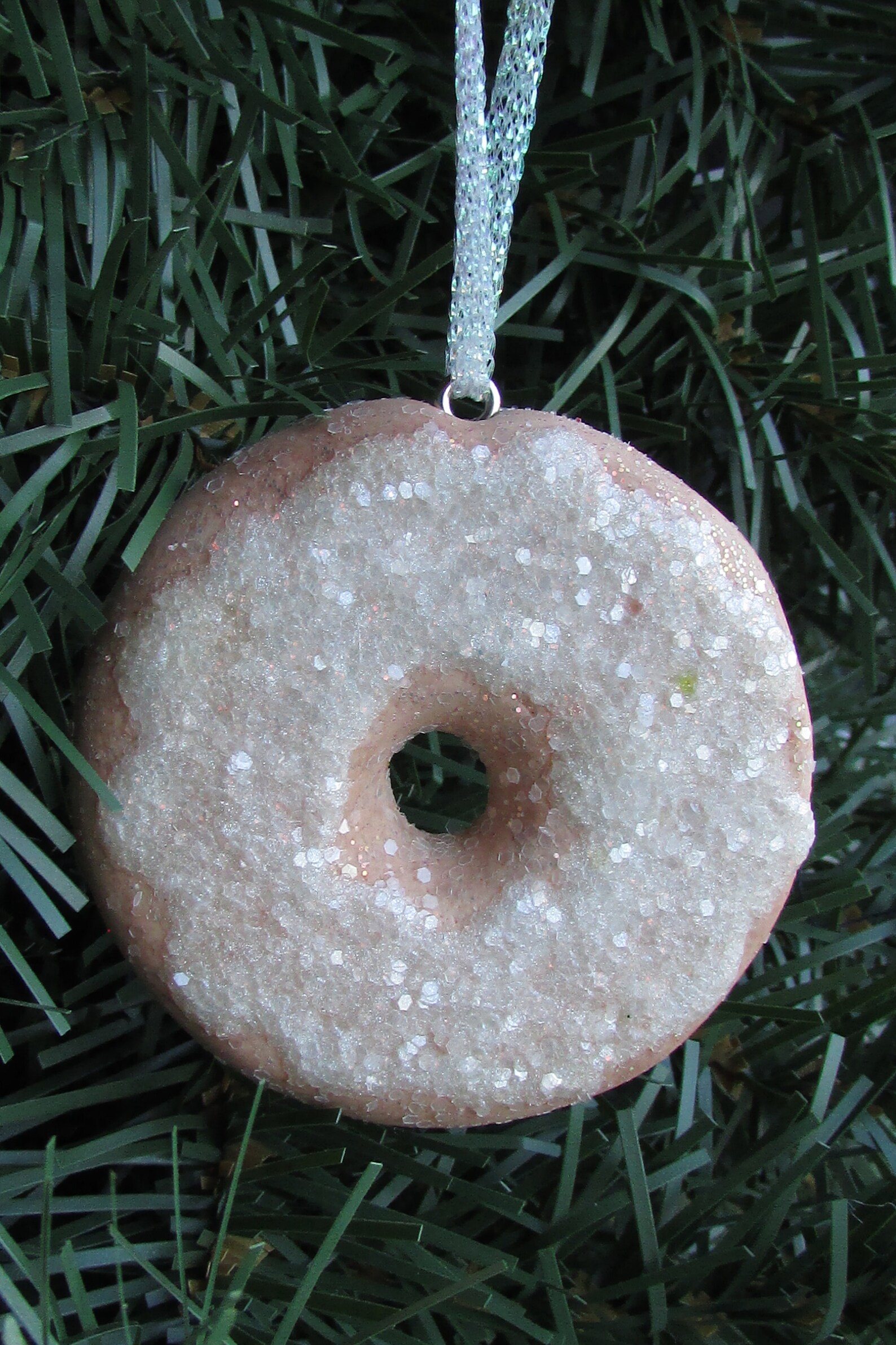 Donut Christmas Ornament Donut Ornament Doughnut Ornament | Etsy