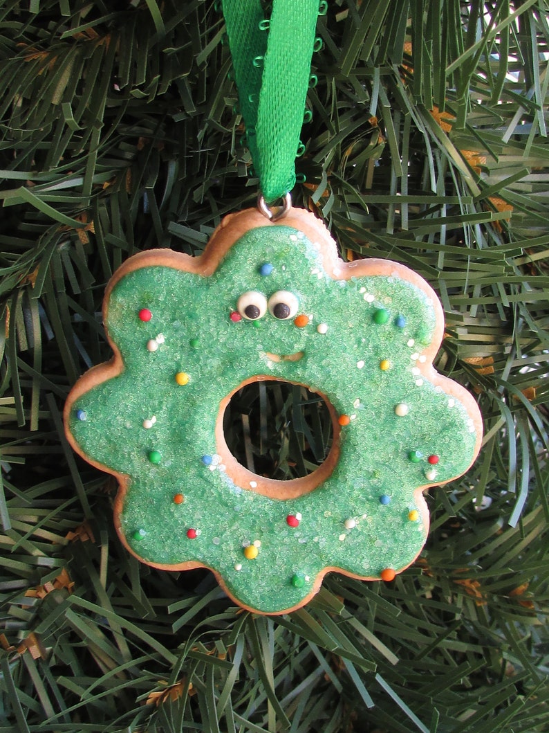 Christmas Cookie Ornament Sugar Cookie Christmas Ornament | Etsy
