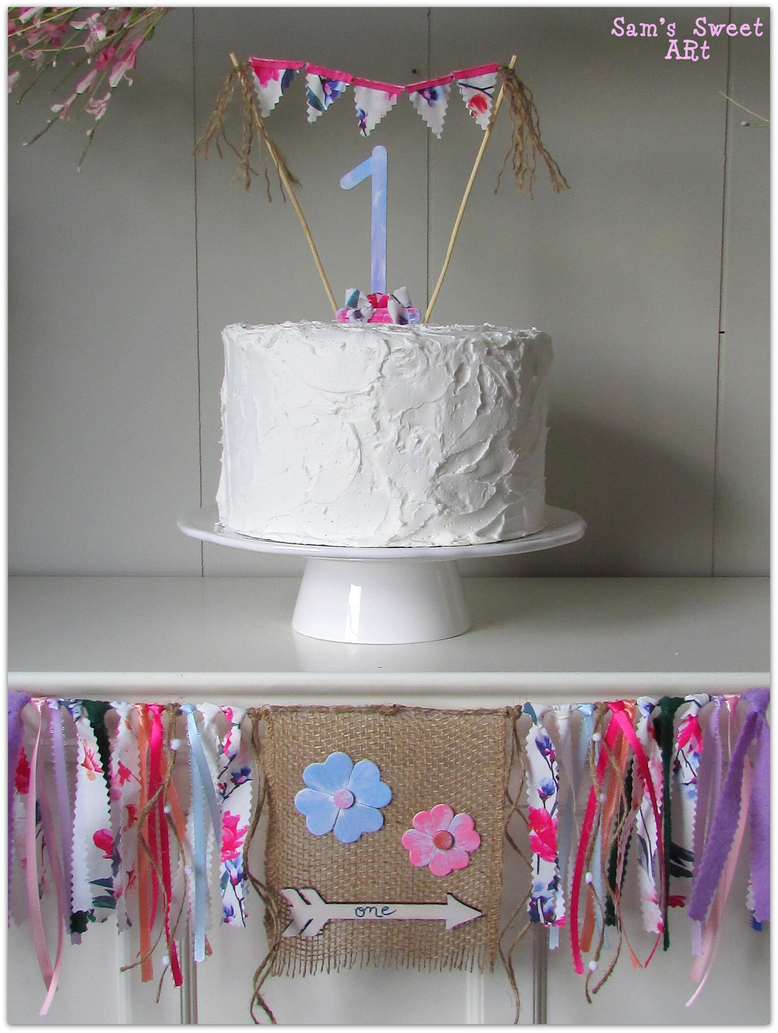 Boho Birthday Banner Floral Boho Banner Boho First Birthday | Etsy